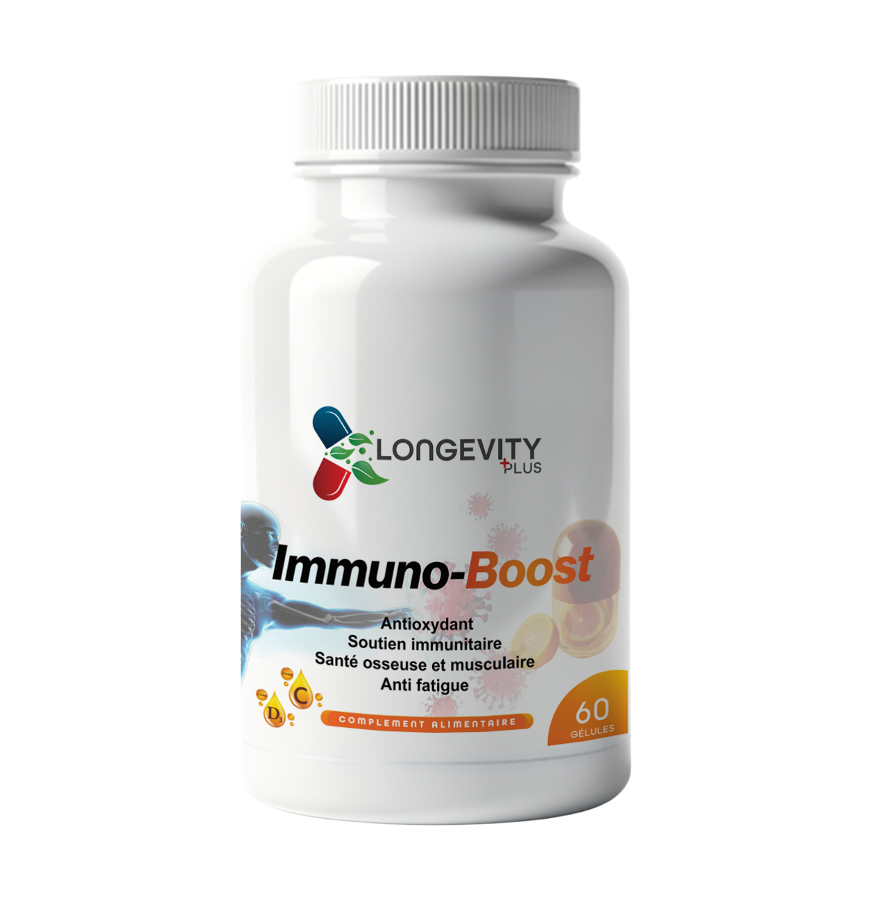IMMUNO BOOST LONGEVITY PLUS - 60 CAPSULES - Longevity Plus | House ...