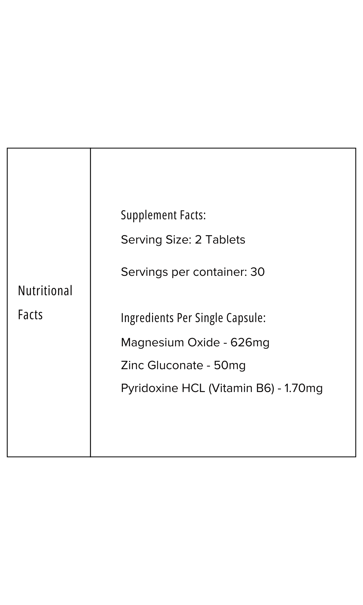 ZINC MAG B6 60 CAPS - Warrior | House Nutrition | Tunisie | House ...
